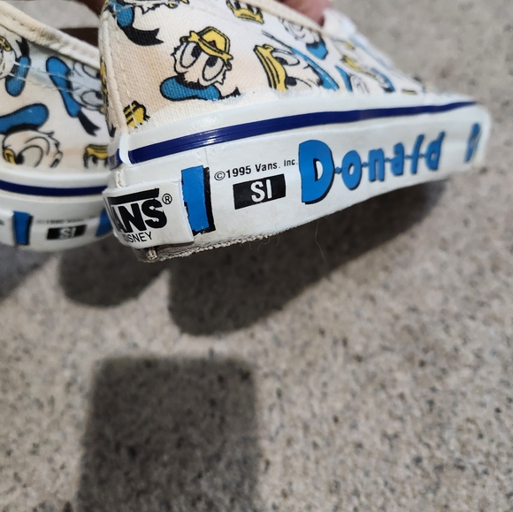 Vans | Shoes | Vintage Donald Duck Vans | Poshmark